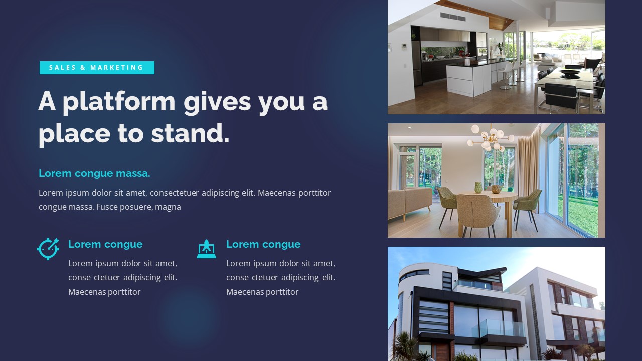 Arsitek - Sales & Marketing Powerpoint Template, Presentation Templates