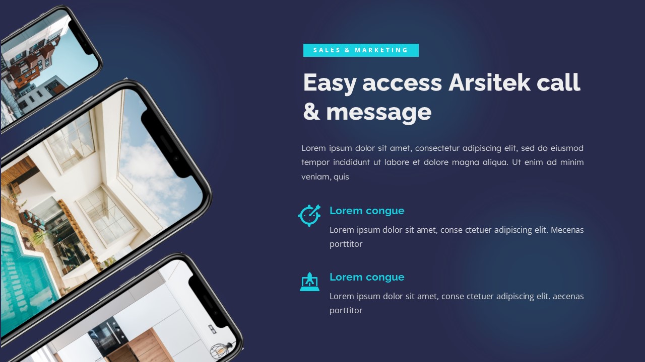 Arsitek - Sales & Marketing Powerpoint Template, Presentation Templates