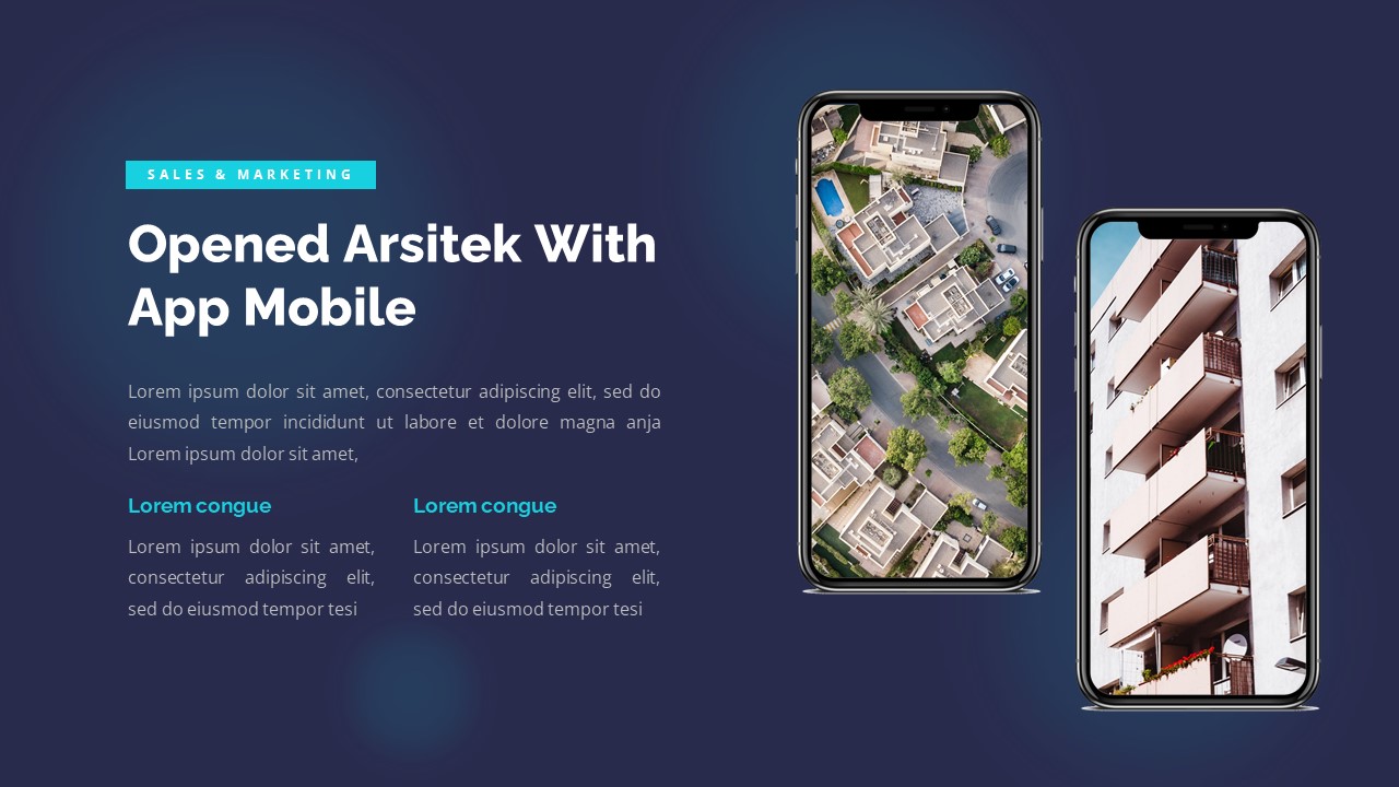 Arsitek - Sales & Marketing Google Slides Template, Presentation Templates