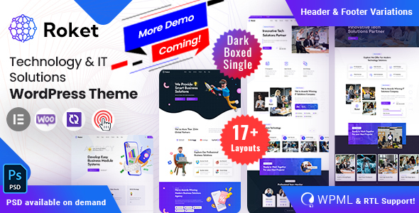 Roket - Technology & IT Solutions by ThemeMascot | ThemeForest