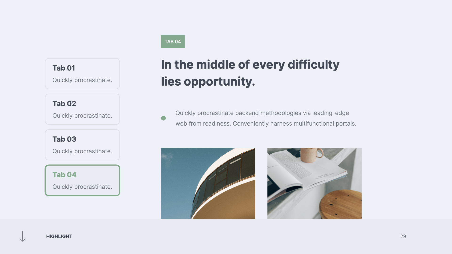 HIGHLIGHT Business & Creative Presentation (Keynote), Presentation ...