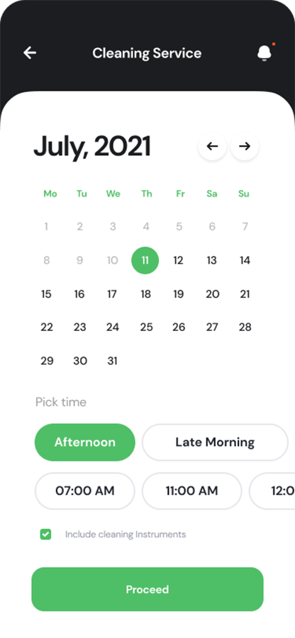 Shifty - Home Service App UI Kit Template (Figma Included) by dokkanagency