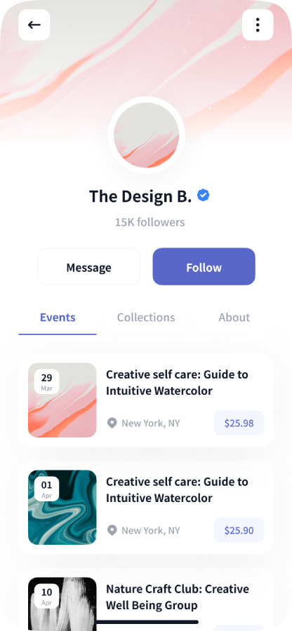 EvenBee - Event Booking Flutter App Ui Template(Figma Included) by ...