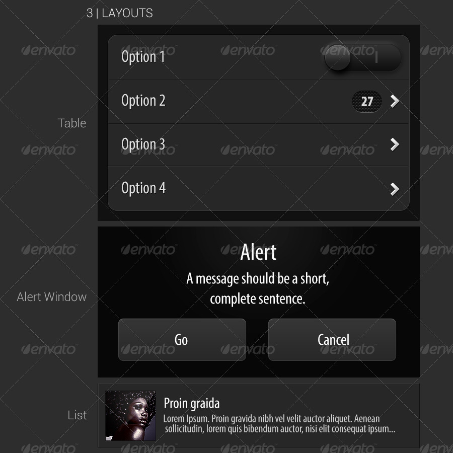 iOS User Interface Kit, Web Elements | GraphicRiver