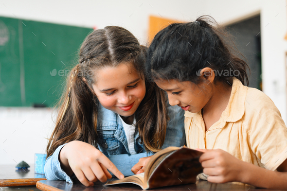 kids education knowledge, Child in classroom at school Stock Photo by ...