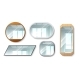 Different Geometric Shapes Mirrors, Vectors | GraphicRiver
