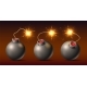 Bombs with Burning Fuse, Vectors | GraphicRiver