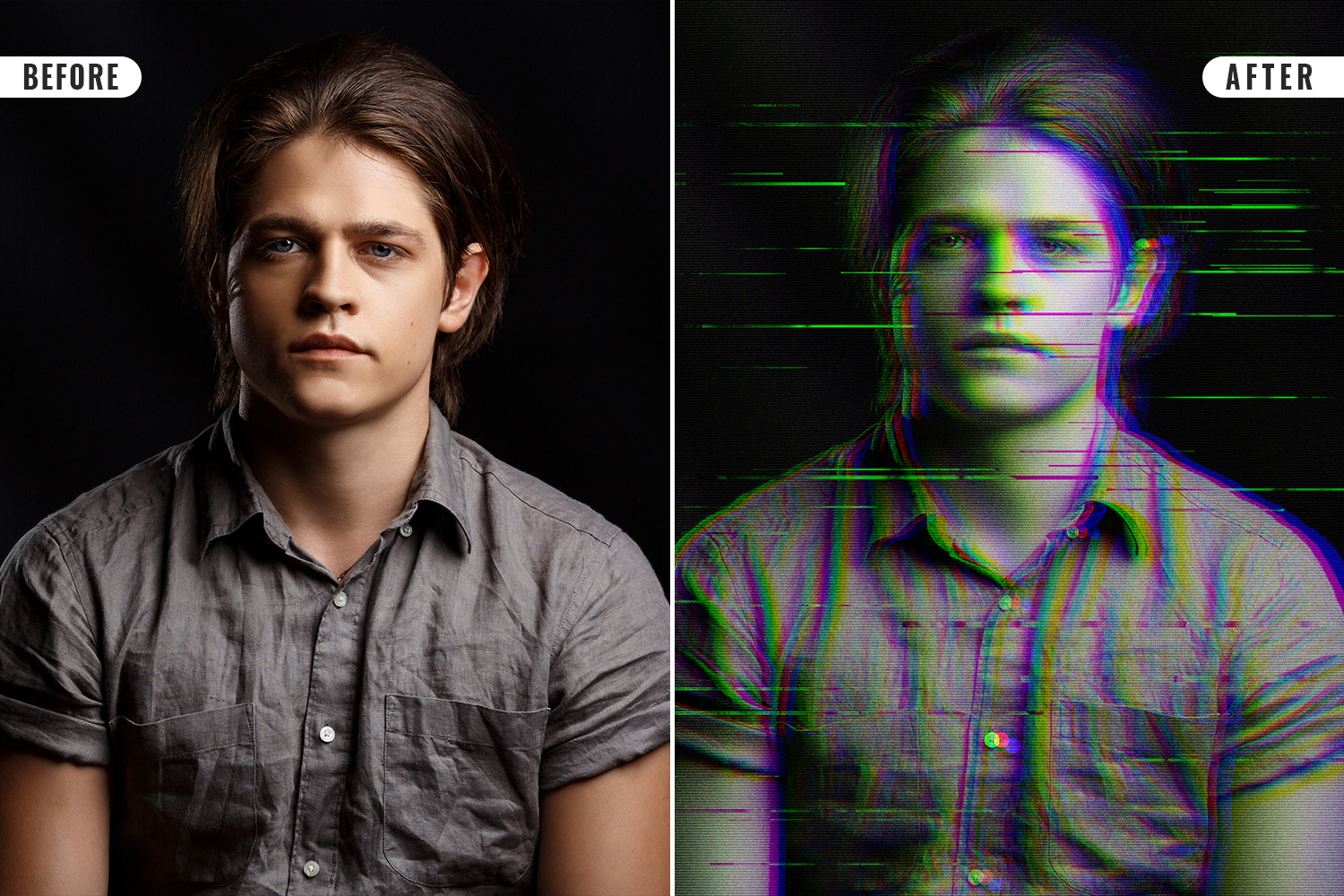 Glitch Photo Effect by nmc2010 | GraphicRiver