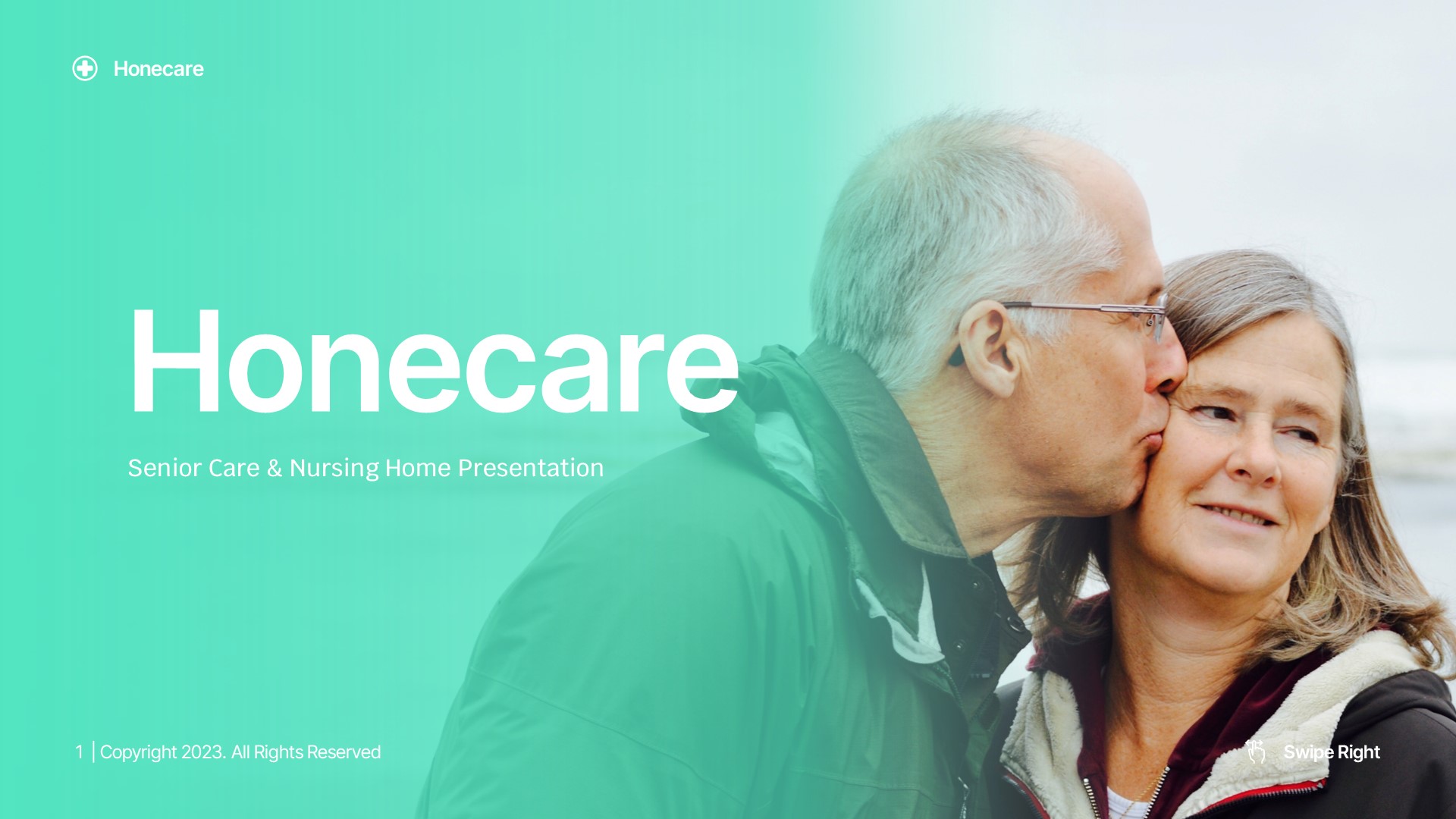 Honecare - Senior Care & Nursing Home PowerPoint Template, Presentation ...
