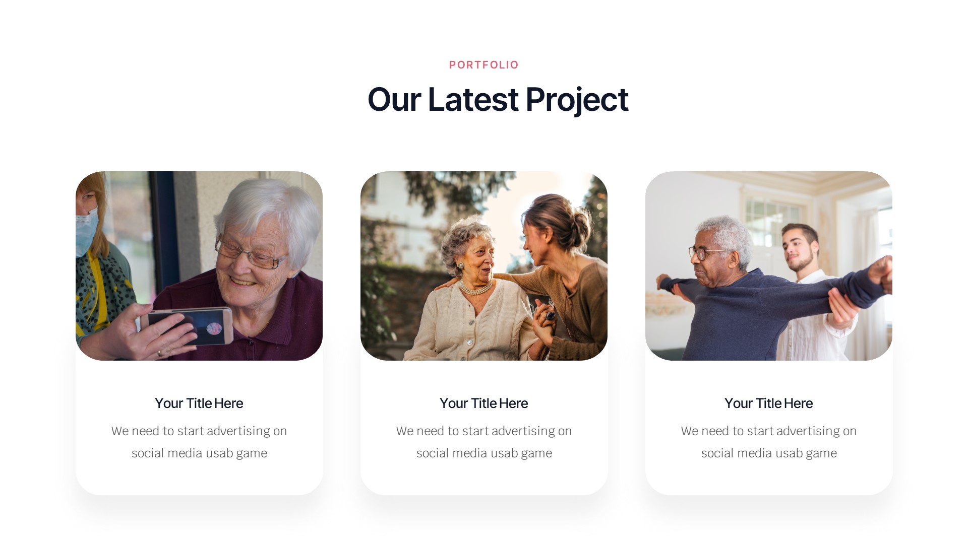 Honecare - Senior Care & Nursing Home PowerPoint Template, Presentation ...