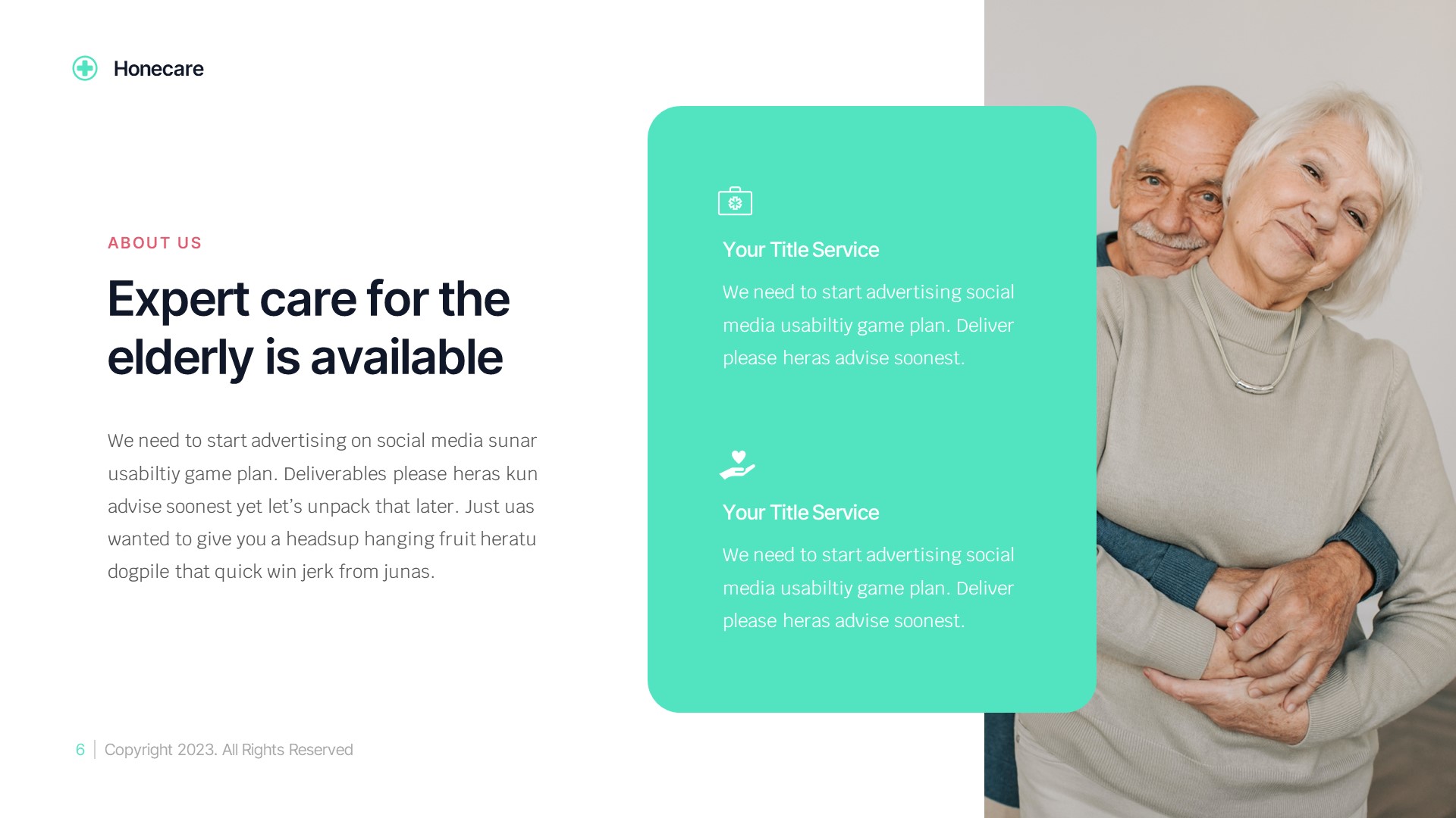 Honecare - Senior Care & Nursing Home Google Slides Template ...