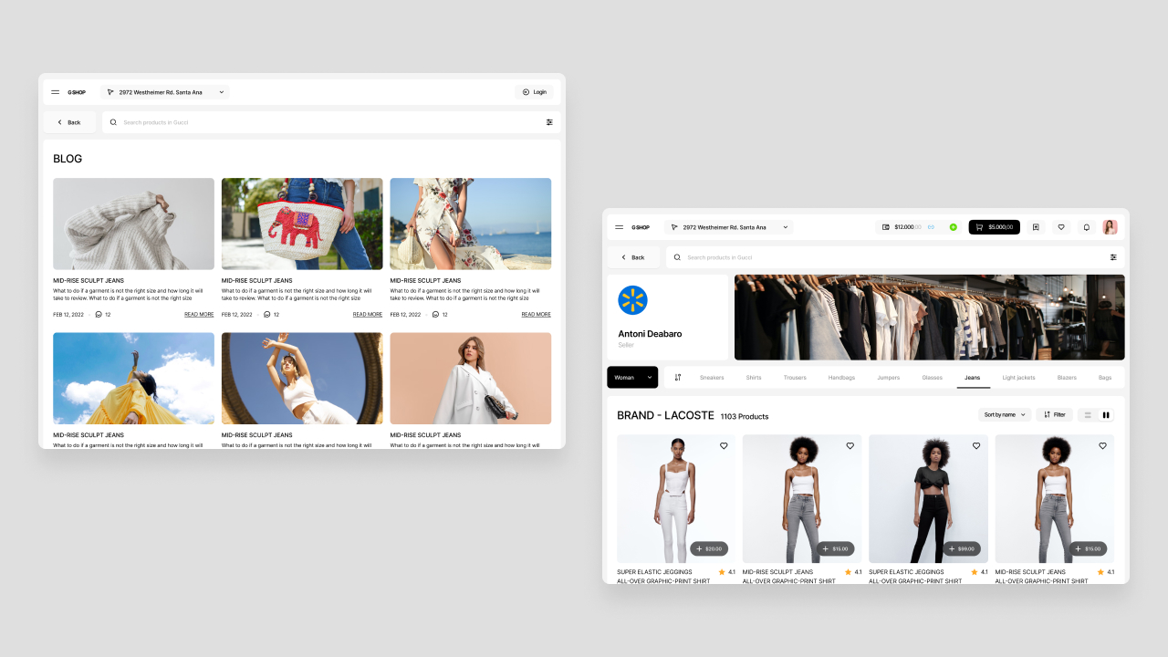 Goshops - Multivendor e-commerce marketplace (Website + Customer/Courier apps + POS +Admin panel ...