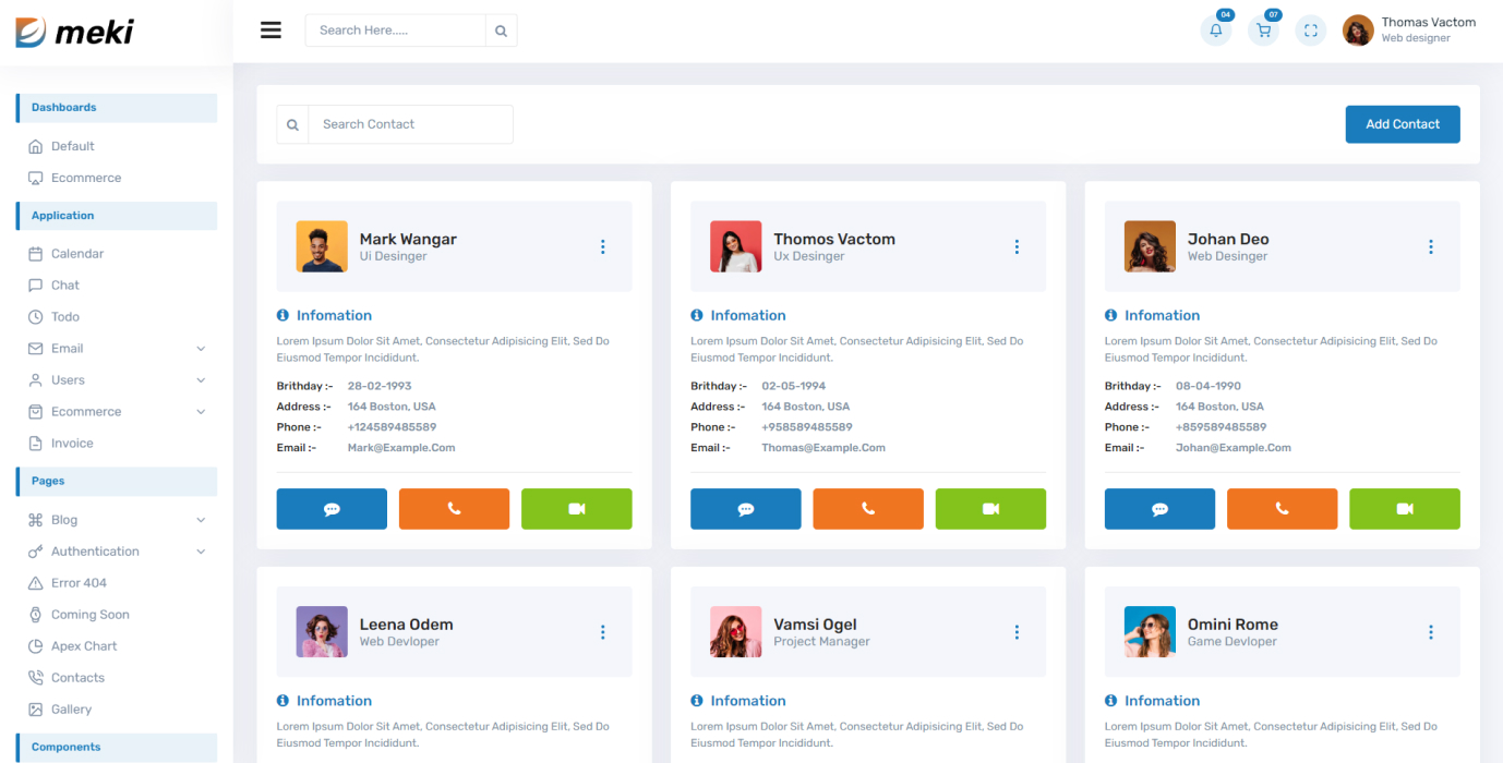Dmeki - Responsive Admin Dashboard Template by codnictheme | CodeCanyon