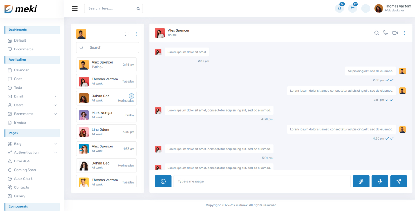 Dmeki - Responsive Admin Dashboard Template by codnictheme | CodeCanyon