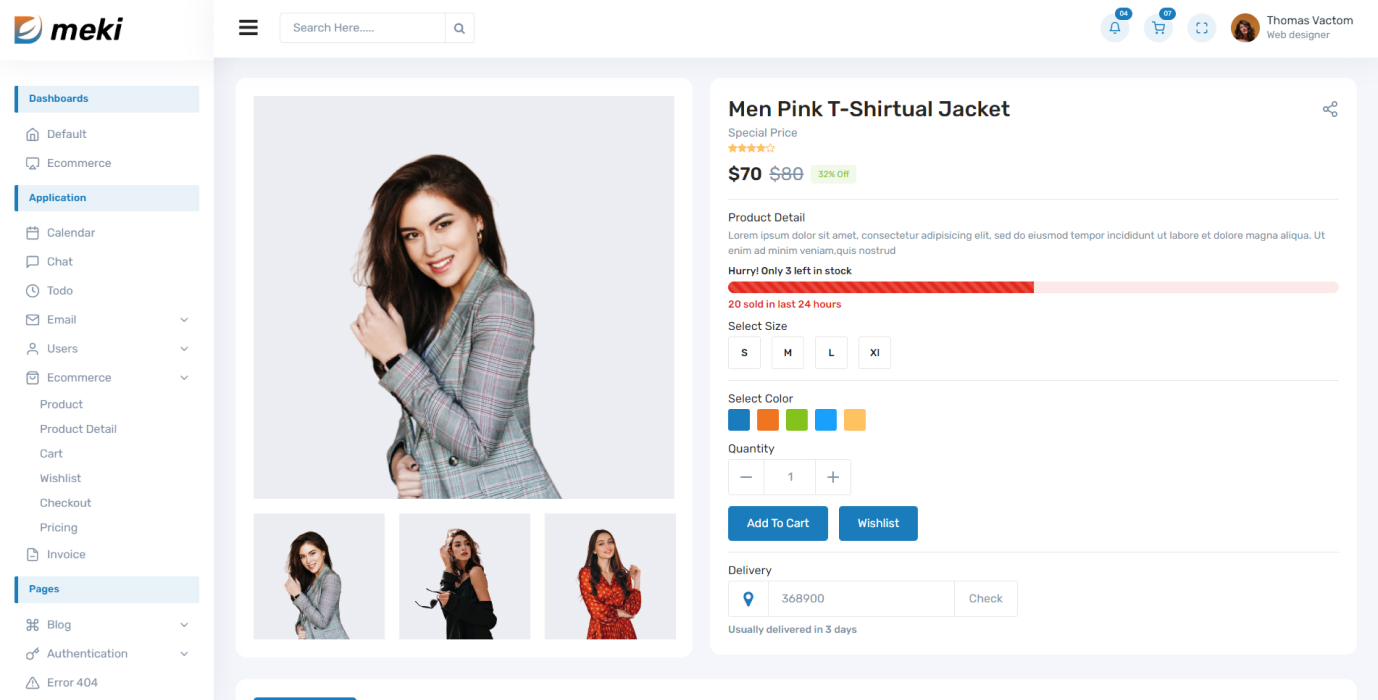 Dmeki - Responsive Admin Dashboard Template by codnictheme | CodeCanyon