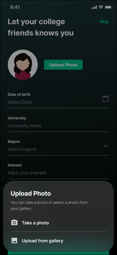 SocioSphere - Student Social Network & Online Class Flutter App UI ...