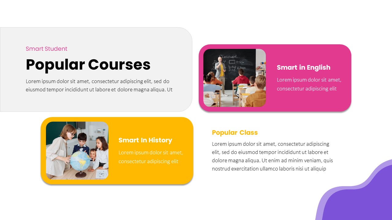 School Profile PowerPoint Template, Presentation Templates | GraphicRiver