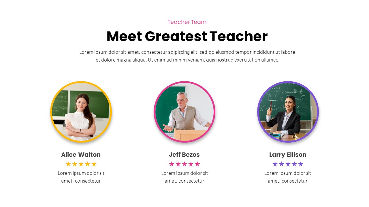 School Profile PowerPoint Template, Presentation Templates | GraphicRiver