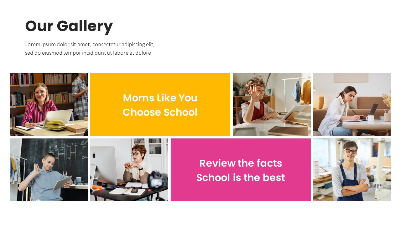 School Profile PowerPoint Template, Presentation Templates | GraphicRiver