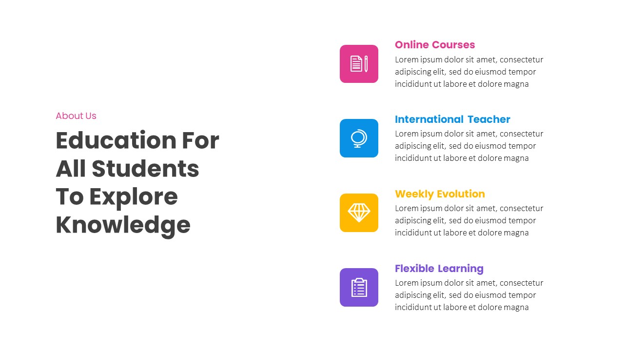 School Profile PowerPoint Template, Presentation Templates | GraphicRiver