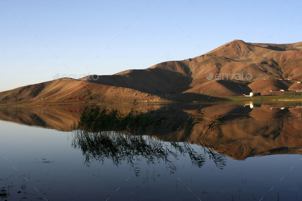 Eğriğöl, a paradise hidden at the foot of Antalya Geyik Mountain. Stock ...