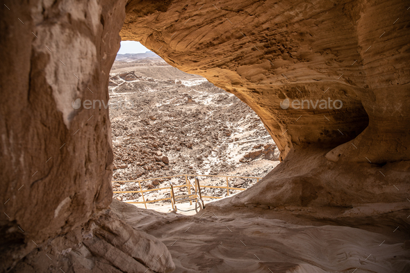 Cave and desert Stock Photo by mikadary | PhotoDune