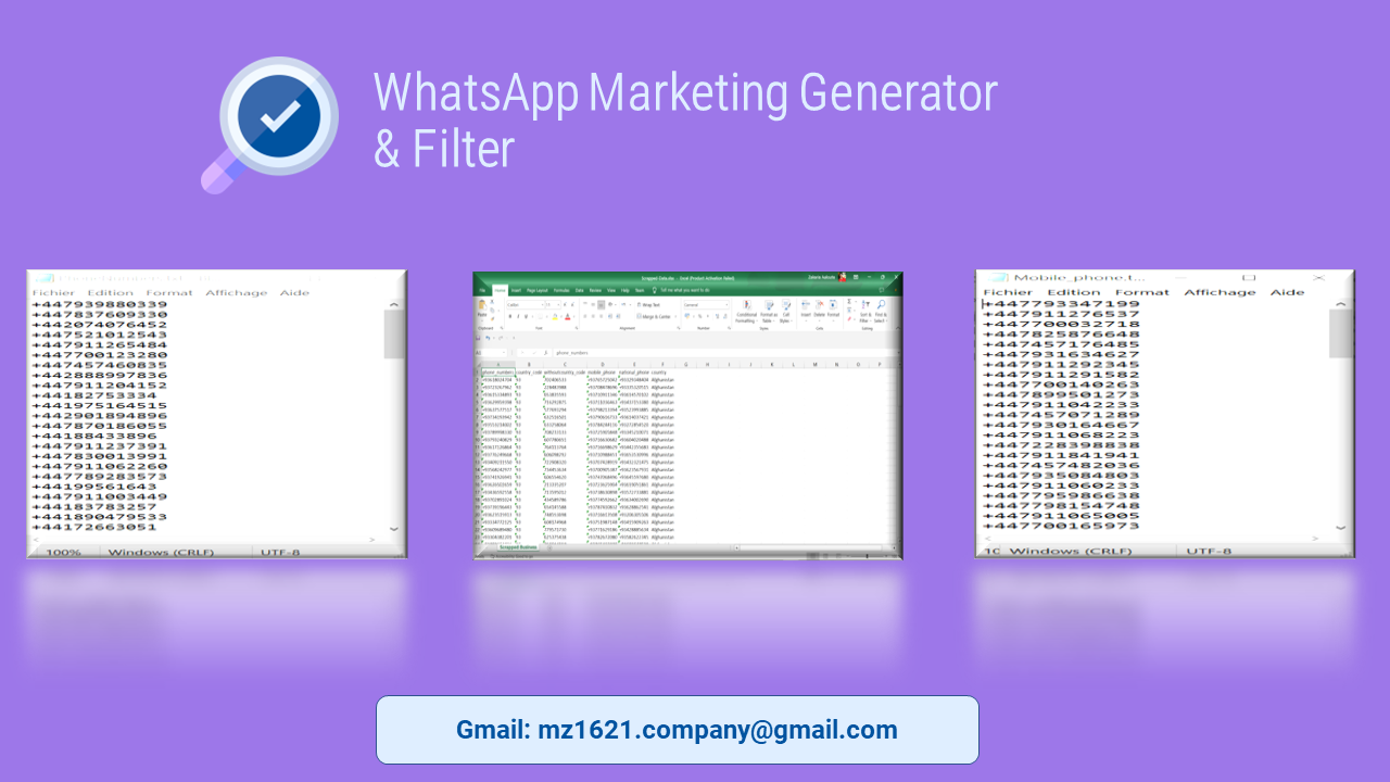 Super WhatsApp Numbers Generator & Multi-Browser Filter by ZakaSoftware