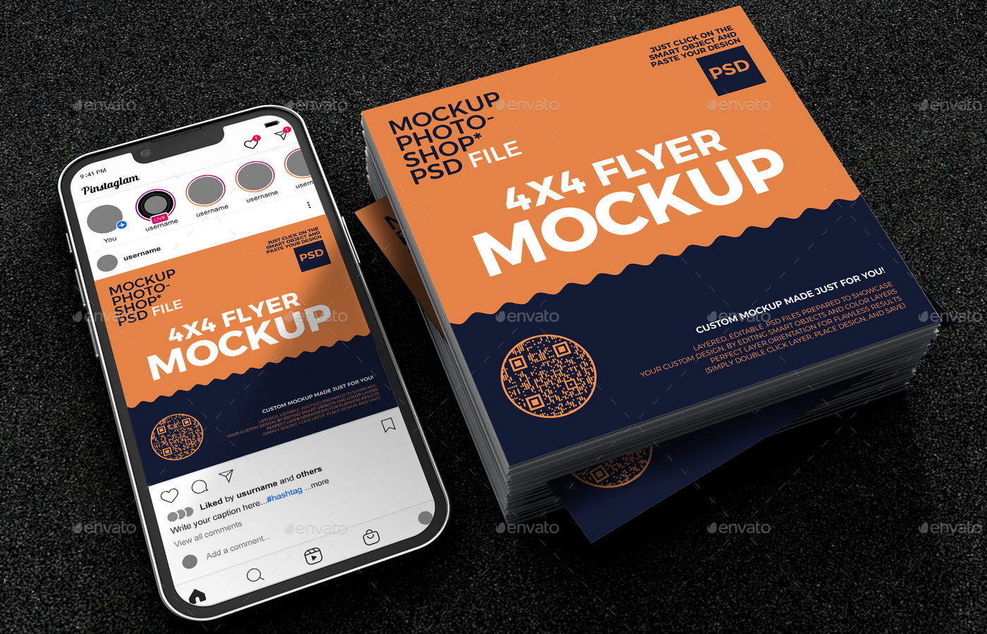 Flyer 4x4 Mockup, Graphics | GraphicRiver