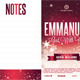 Emmanuel Church Bulletin Template, Print Templates | GraphicRiver