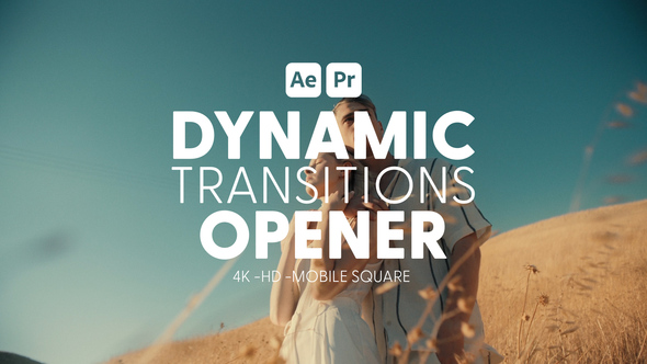 Dynamic Transitions Opener, After Effects Project Files | VideoHive