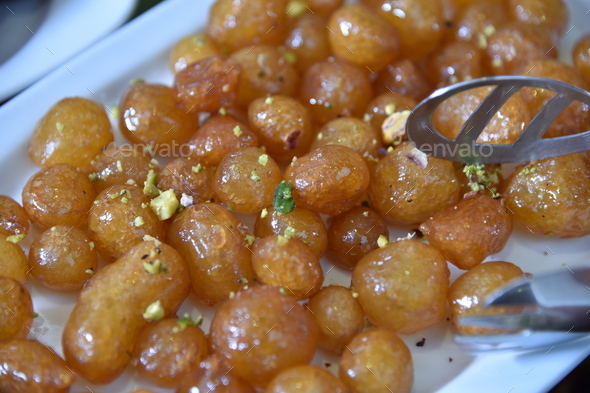 Ramadan Middle East Sweets Awame Balls Stock Photo by ActiorJordan