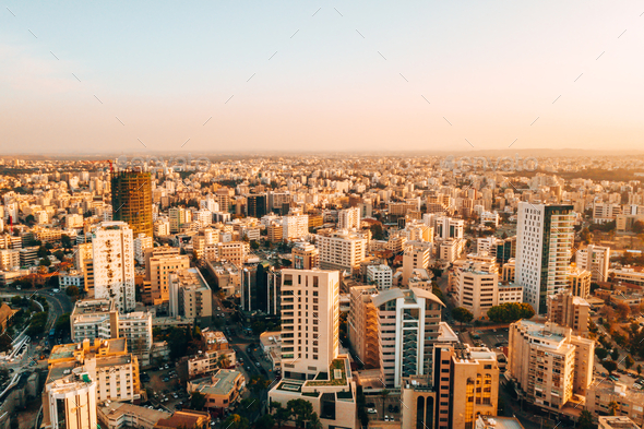 Aerial view of Nicosia, Cyprus Stock Photo by wirestock | PhotoDune