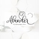Alander script, Fonts | GraphicRiver