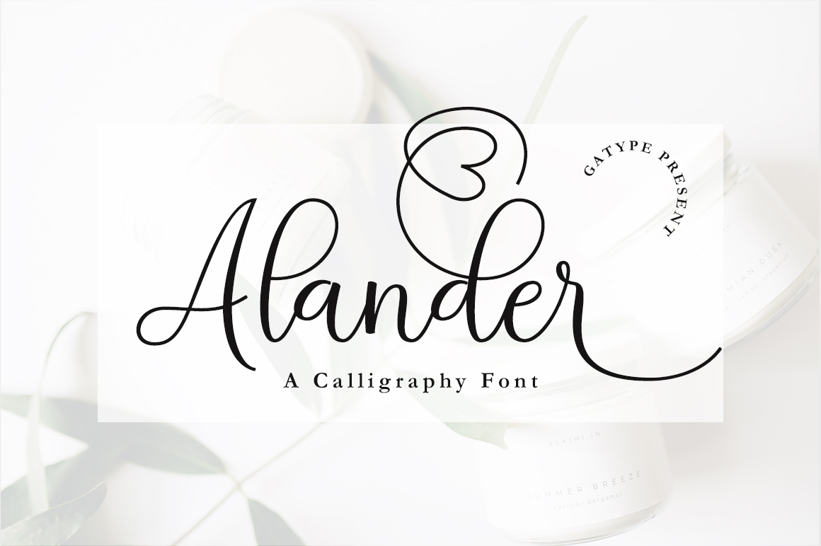 Alander script, Fonts | GraphicRiver