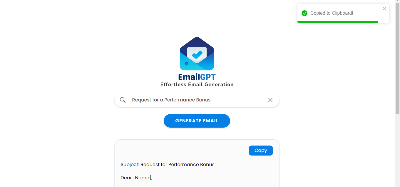 EmailGPT | Effortless Email Generation, Powered By OpenAI by Flerosoft