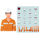 Engineer Character Face Gestures Hand Animation, Vectors | GraphicRiver