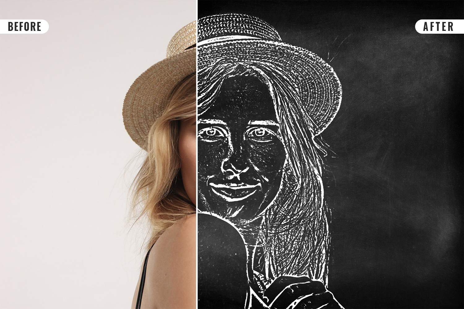 Chalk Photo Effect, Add-ons | GraphicRiver