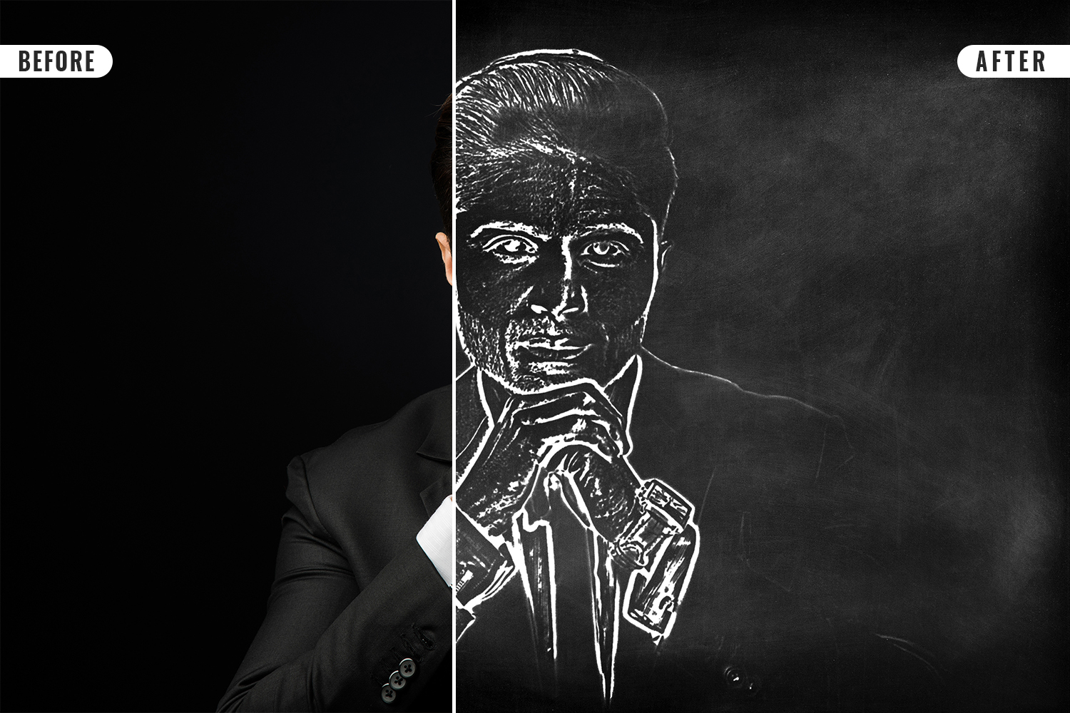 Chalk Photo Effect, Add-ons | GraphicRiver