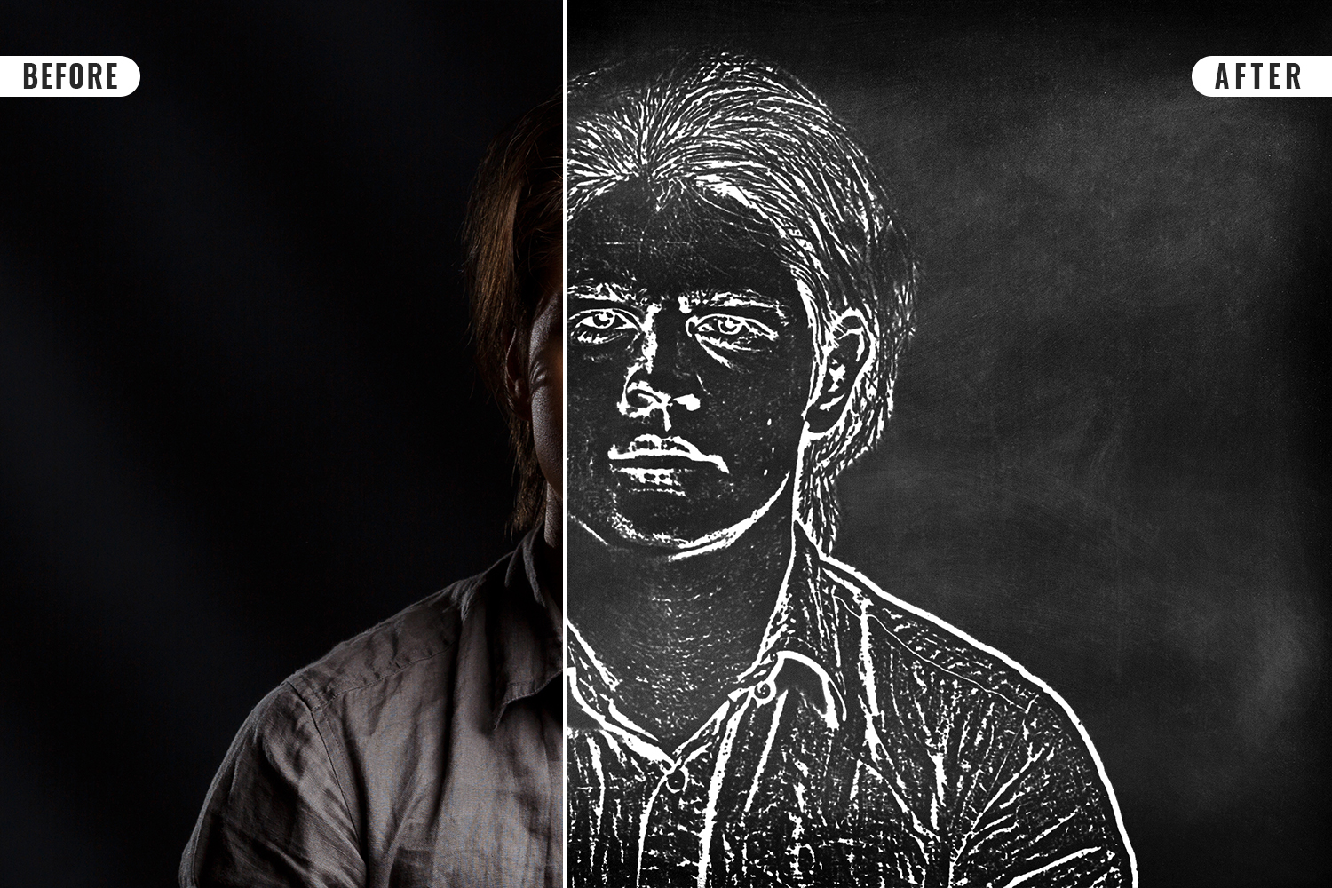 Chalk Photo Effect, Add-ons | GraphicRiver