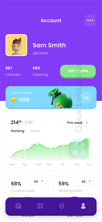 2 App Template| Modern Quiz Solo App | Multiplayer Quiz App | 1vs1 Quiz ...