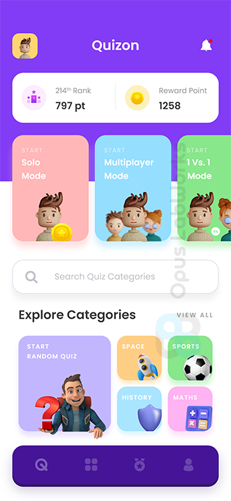 2 App Template| Modern Quiz Solo App | Multiplayer Quiz App | 1vs1 Quiz ...