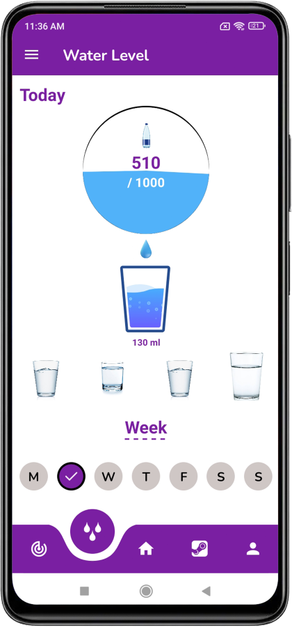 Fitness - Run Tracker, Step Counter and Water Reminder App React Native ...