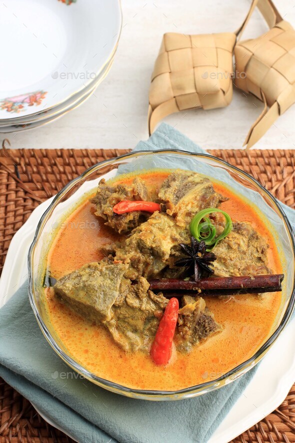 Gulai Sapi is Beef Curry Typically Traditional Food from Padang, West ...