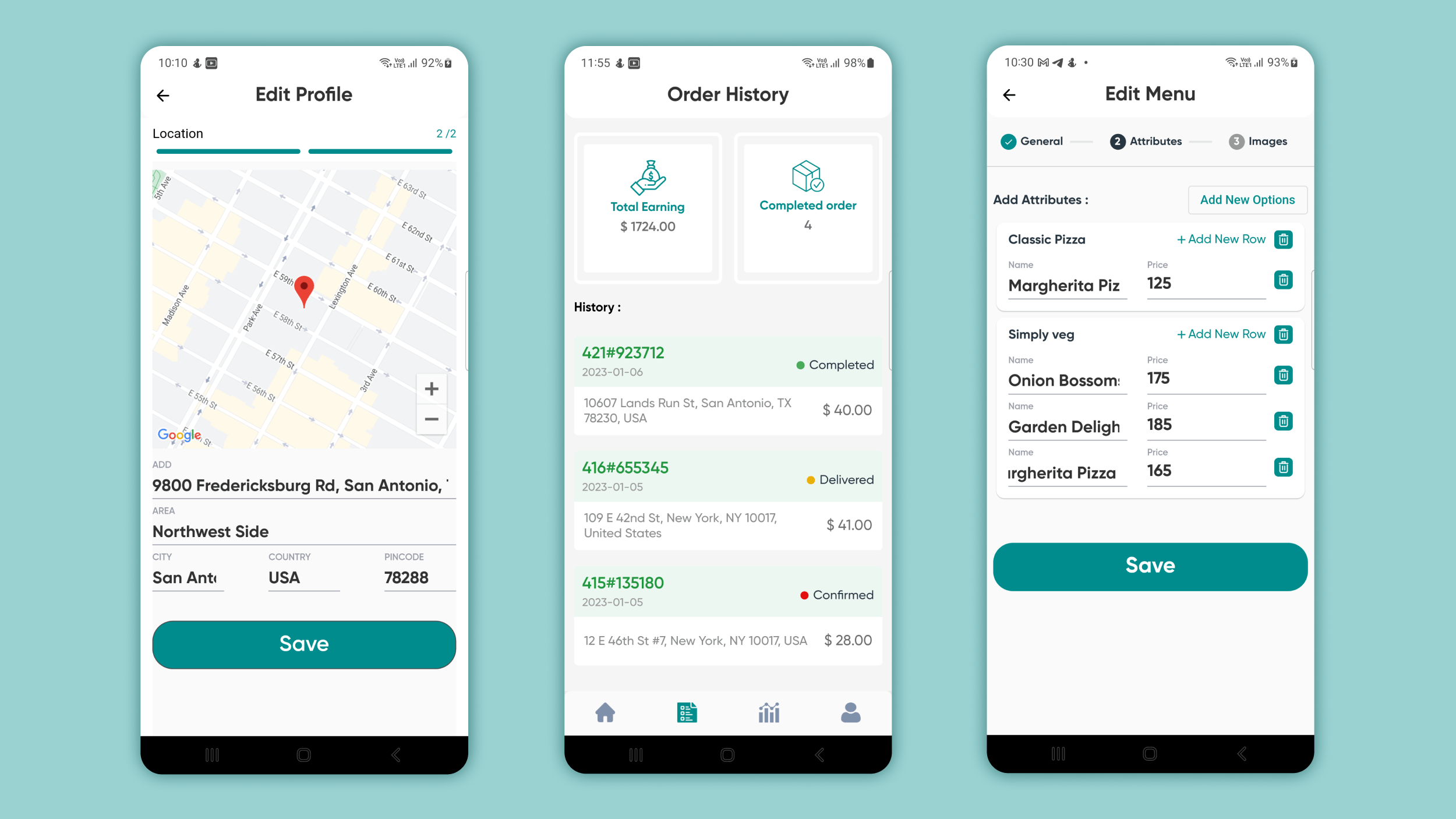 Food delivery for multiple restaurant with User, seller & driver app in ...
