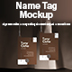 Name Tag Mockup, Graphics | GraphicRiver