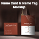 Duo Pack Name Card and Name Tag Mockup, Graphics | GraphicRiver