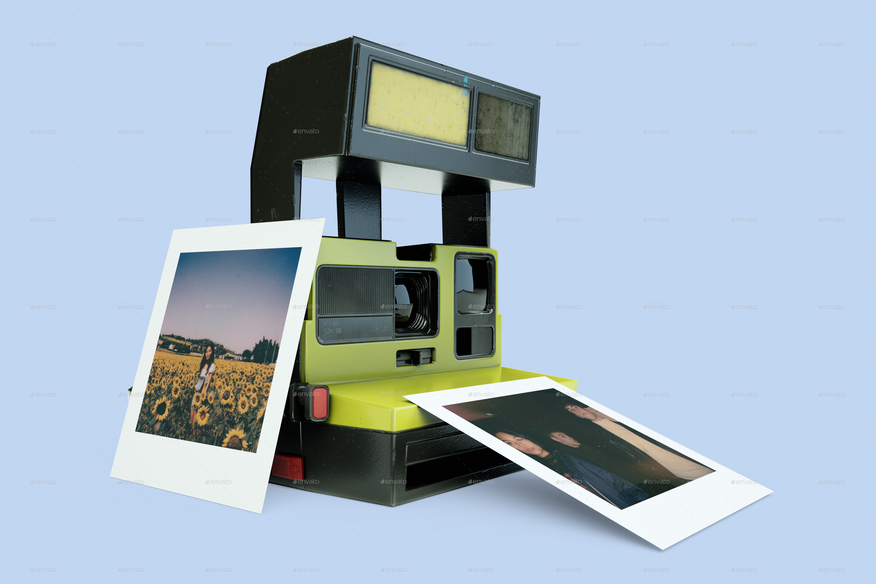 Retro Camera Mockup, Graphics | GraphicRiver