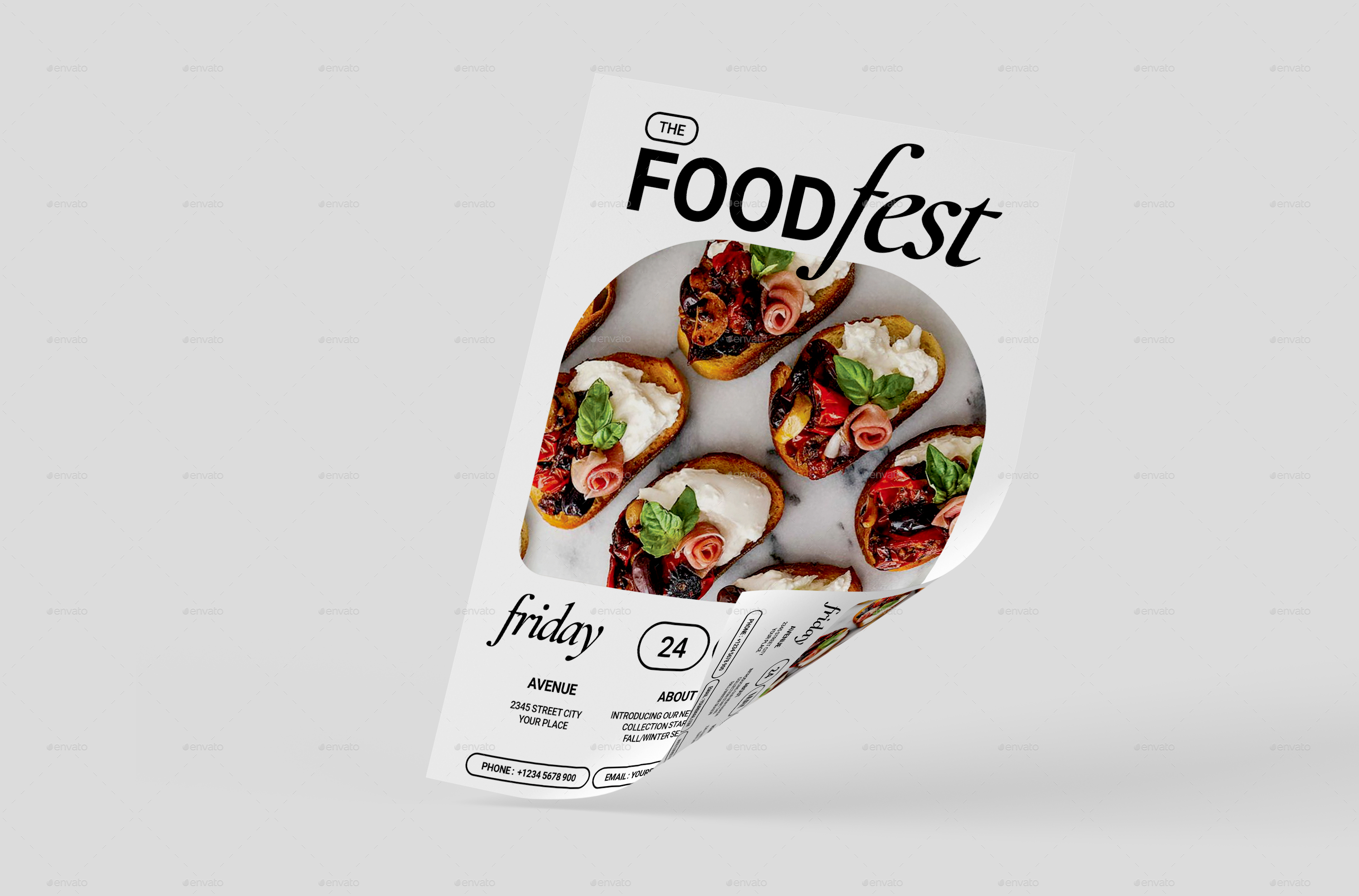 Food Fest Flyer, Print Templates | GraphicRiver