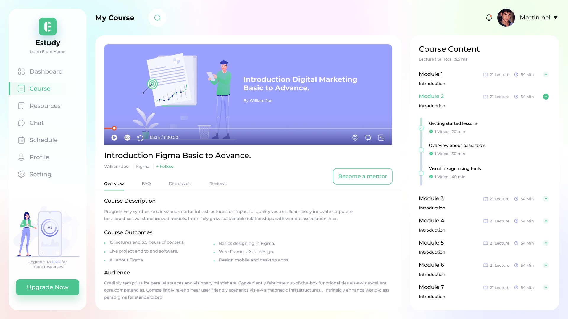 E-Study | Online Learning Dashboard by pixency | ThemeForest