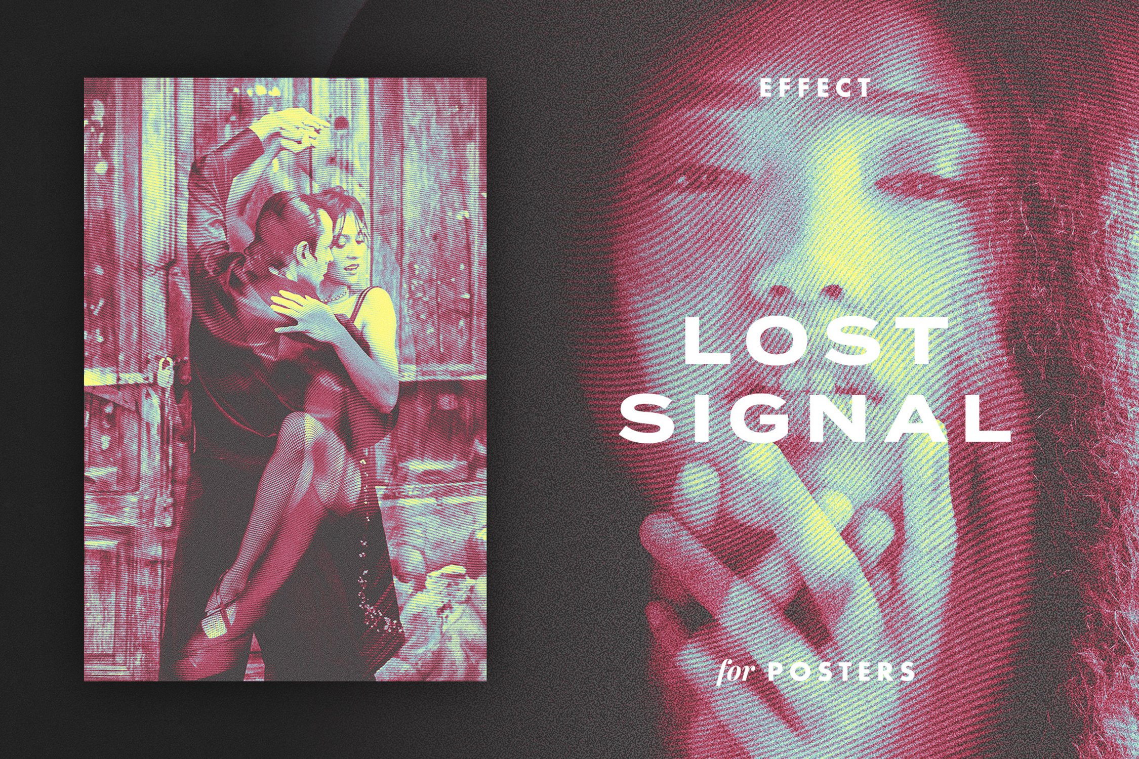 Lost Signal Effect for Posters, Add-ons | GraphicRiver